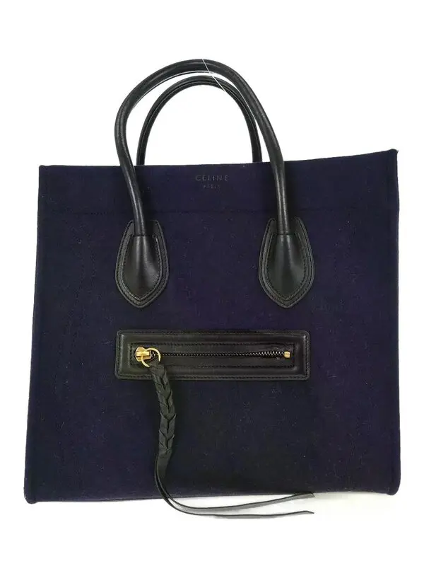 Celine 2014 Top-handle Luggage Tote Bag - Blue