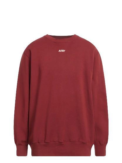 AUTRY Cotton Fleece Sweatshirt - Rust