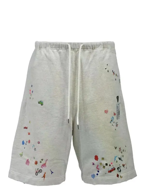 Mihara Yasuhiro Sticker Shorts - Grey