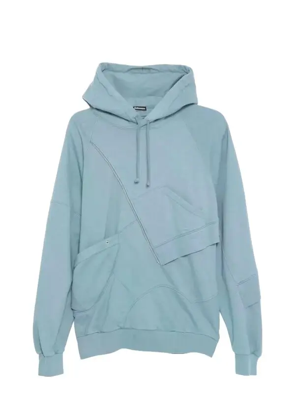 UNDERCOVERISM Paneled Hoodie - Blue