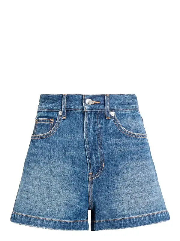 Veronica Beard Timmi Denim Shorts - Mid Denim