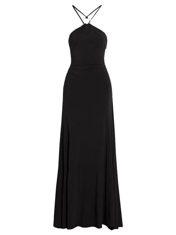 Tove Mika Embellished Jersey Maxi Dress - Black
