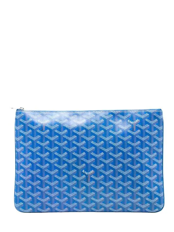 Goyard 2018 Ine Senat Mm Clutch Bag - Blue
