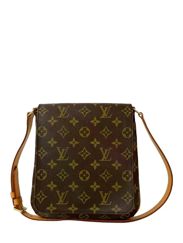 LOUIS VUITTON 2001 Monogram Musette Salsa Pm Crossbody Bag - Brown