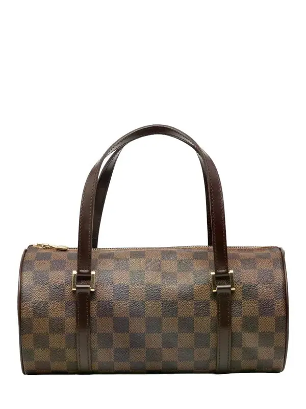 LOUIS VUITTON 2005 Damier Ebene Papillon 26 Handbag - Brown