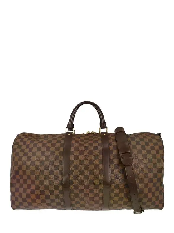LOUIS VUITTON 2006 Keepall Bandoulière 55 Duffle Bag - Brown