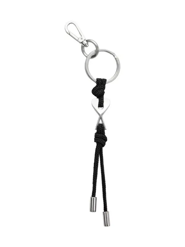 Ami De Coeur Heart-charm Keyring - Silver
