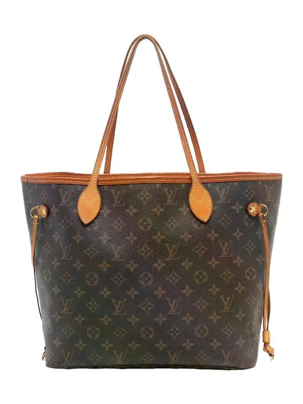 LOUIS VUITTON 2016 Monogram Neverfull Mm Tote Bag - Brown