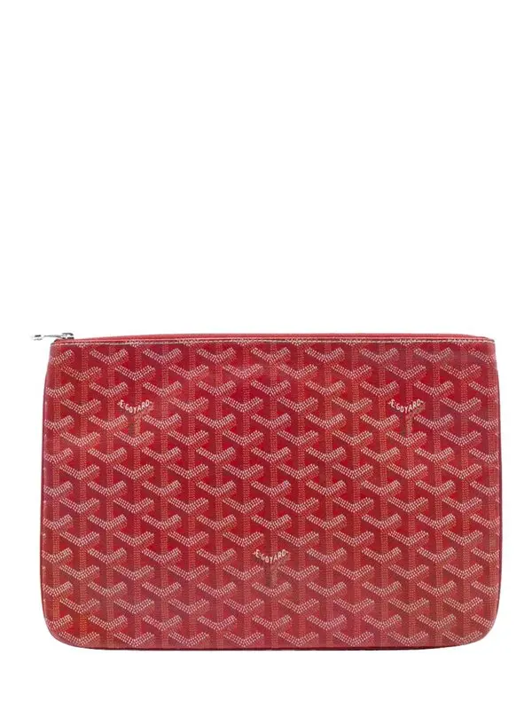 Goyard 2017 Ine Senat Mm Clutch Bag - Red