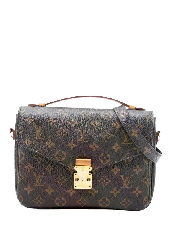LOUIS VUITTON 2017 Monogram Pochette Metis - Brown