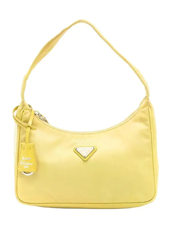 Prada 2019-2026 Re-edition 2000 Mini Shoulder Bag - Yellow