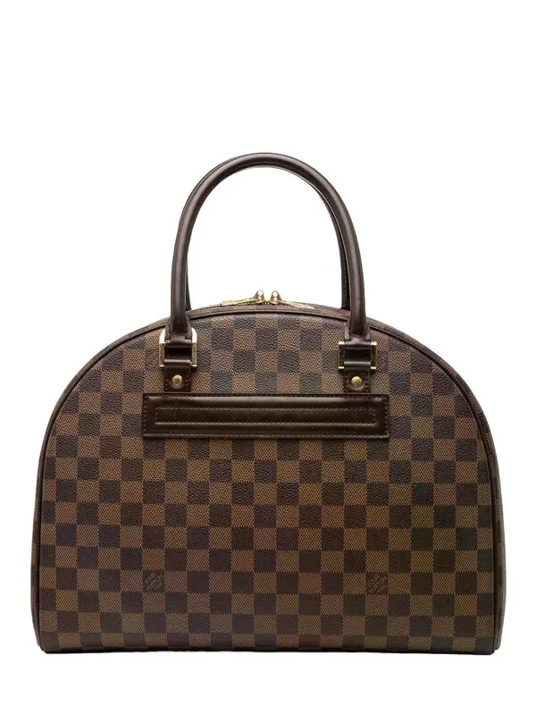 LOUIS VUITTON 2003 Damier Ebene Nolita Handbag - Brown