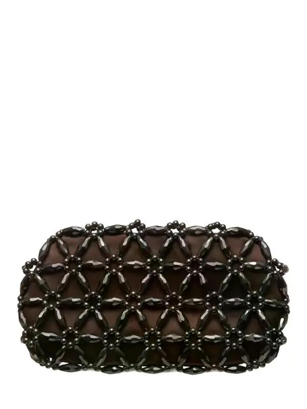 0711 TBILISI Tebea Beaded Clutch - Brown