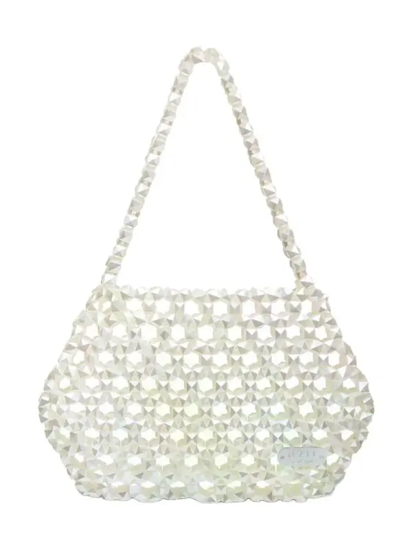 0711 TBILISI Mini Ella Beaded Clutch - Neutrals
