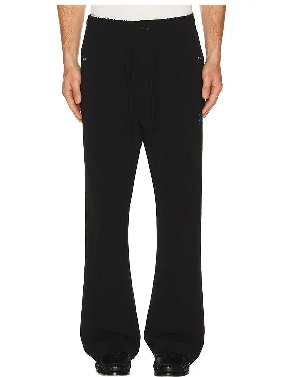Needles Piping Cowboy Pant Poly Double Cloth - Black