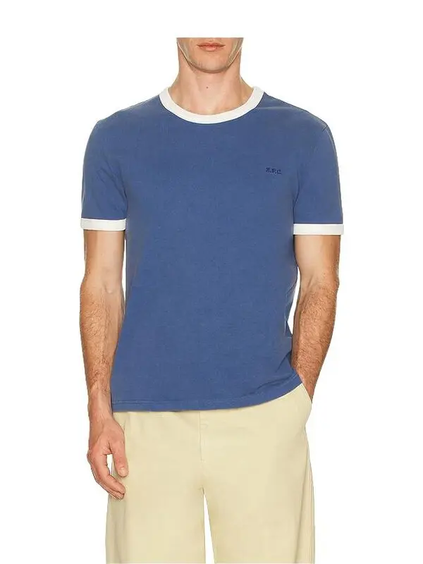 A.p.c. Contrast T-shirt - Blue
