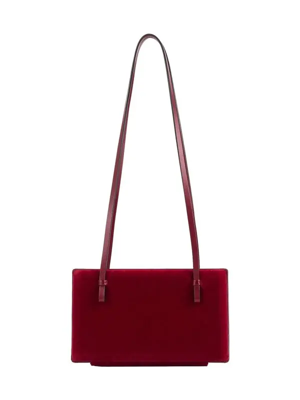 TOTEME Cocktail Velvet Box Bag - Red