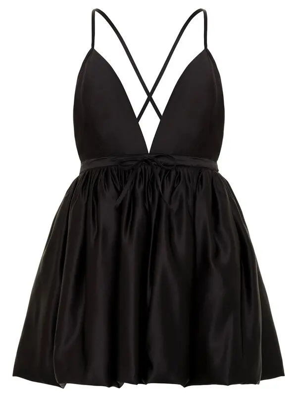 Azeeza Martine Mini Dress - Black