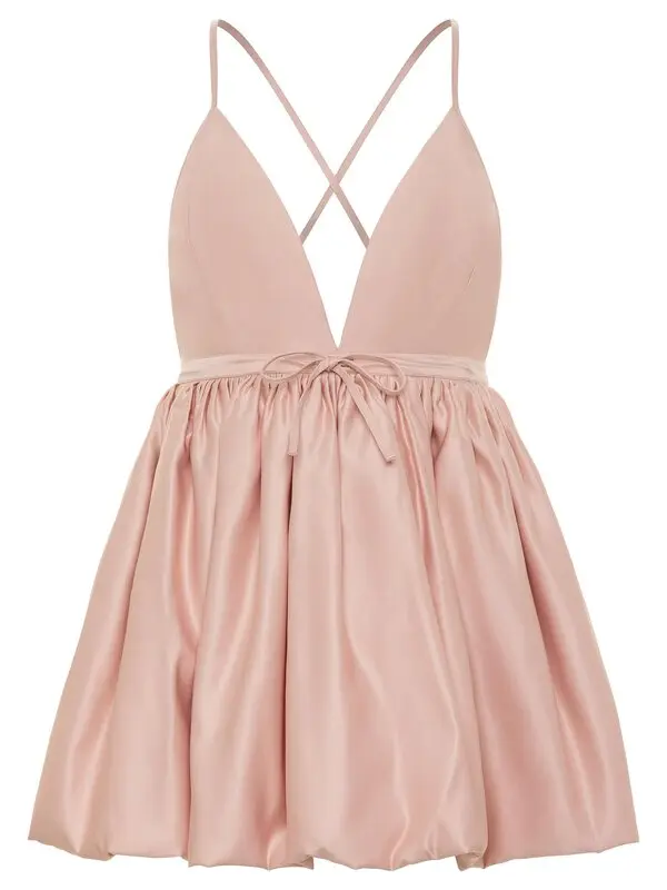 Azeeza Martine Mini Dress - Dusty Pink