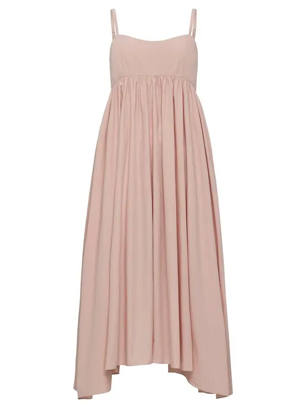Azeeza Rachel Poplin Midi Dress - Dusty Pink
