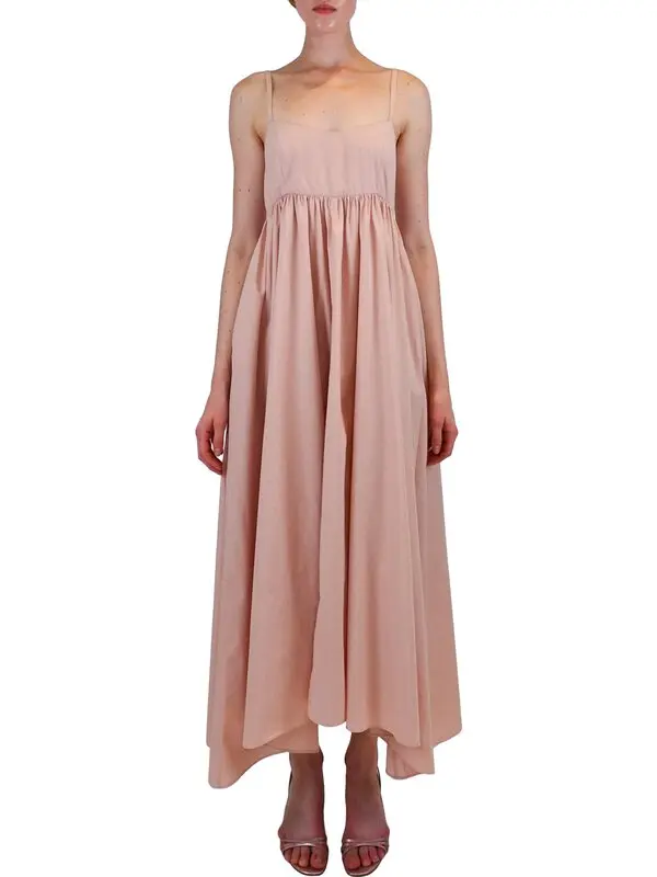Azeeza Rachel Poplin Midi Dress - Dusty Pink