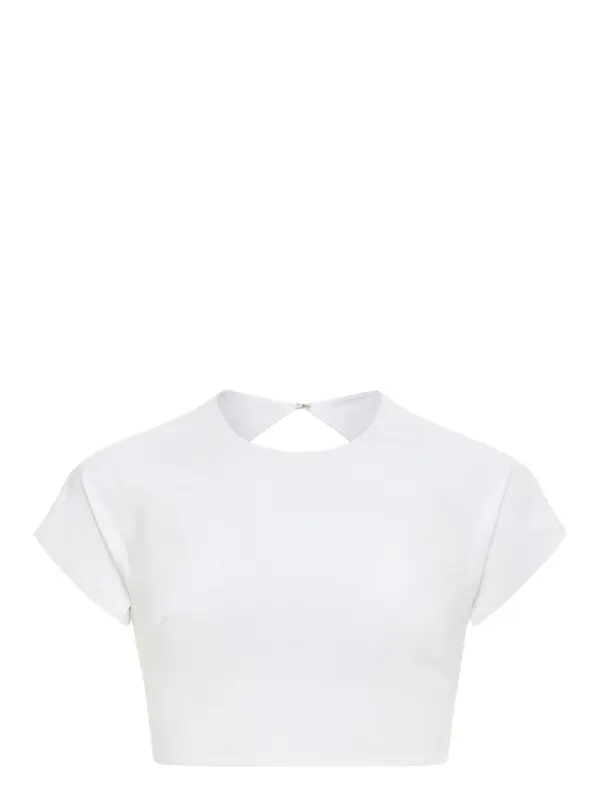 Azeeza Aura Poplin Top - White