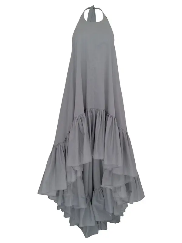 Azeeza Hannah Cotton Voile Midi Dress - Dove