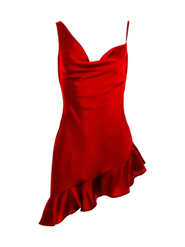 Azeeza Daphne Mini Dress - Rouge