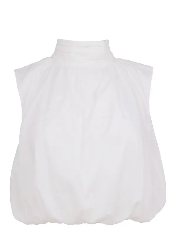 Azeeza Imara Cotton Voile Top - White
