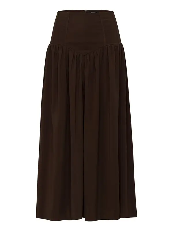 Azeeza Noora Midi Skirt - Chocolate