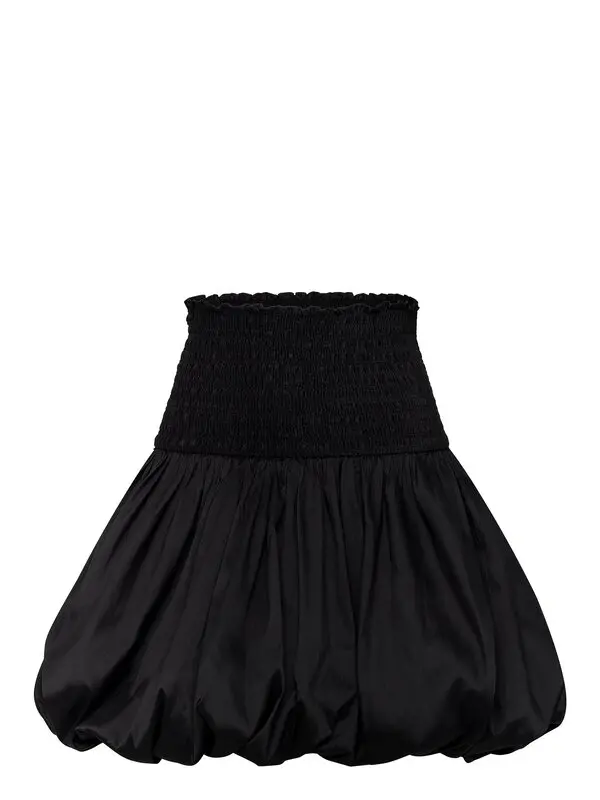 Azeeza Roma Taffeta Mini Skirt - Black