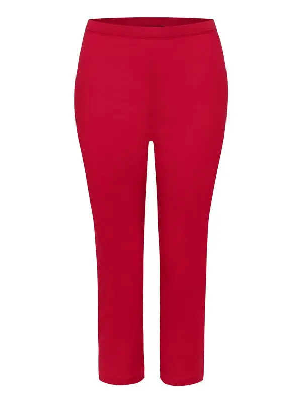 Azeeza Shreya Stretch Capri - Garnet