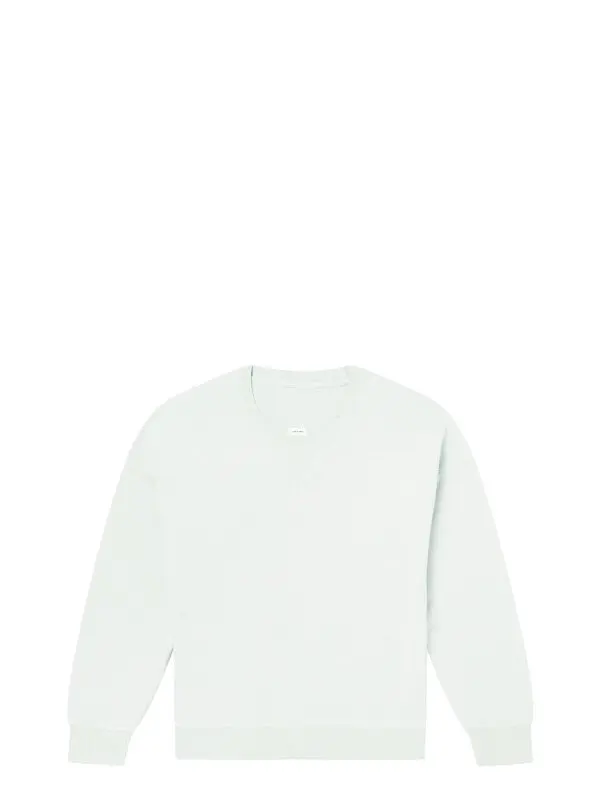 Visvim Jumbo Sb Cotton-jersey Sweatshirt - Green