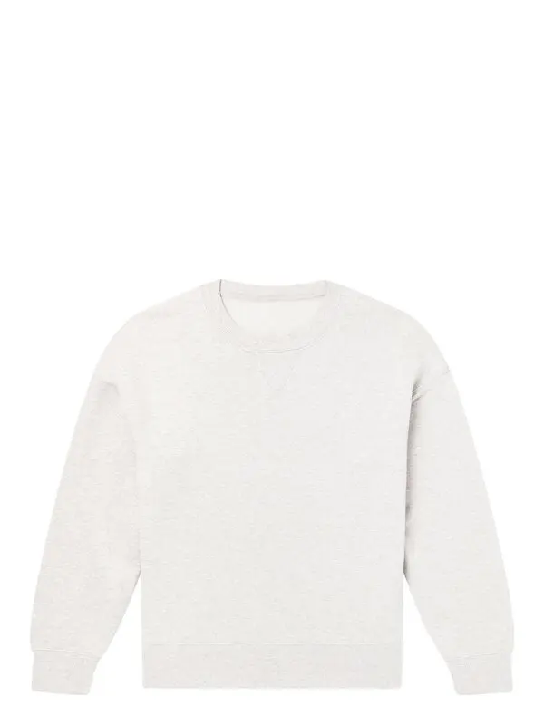 Visvim Wool And Cotton-blend Jersey Sweatshirt - Gray