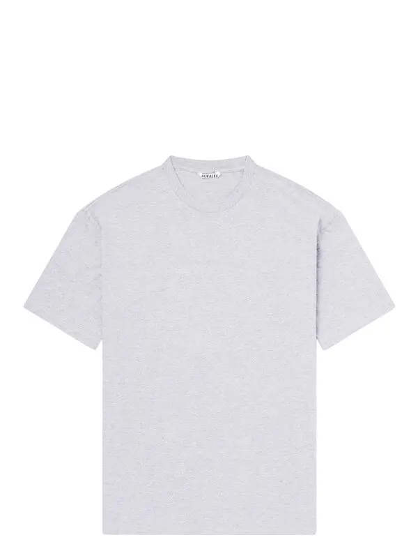Auralee Cotton-jersey T-shirt - Gray
