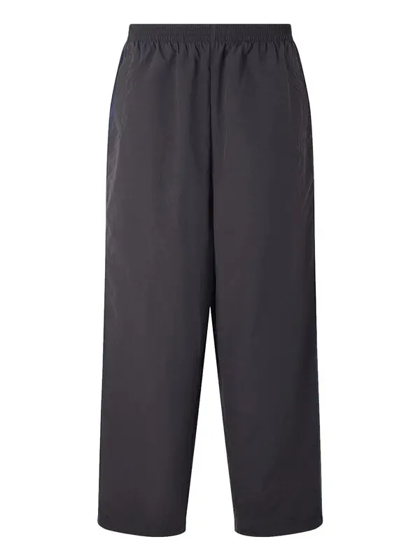 Vetements Wide-leg Striped Shell Sweatpants - Black