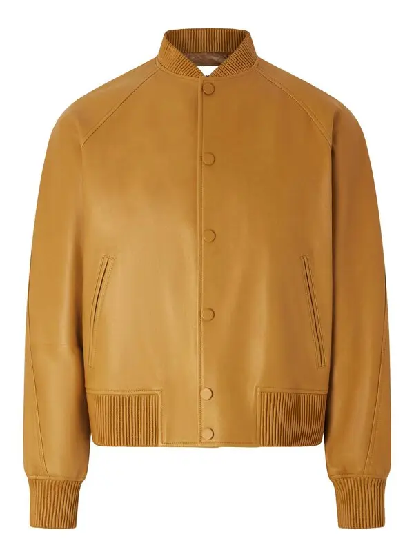 Givenchy Leather Blouson Jacket - Brown