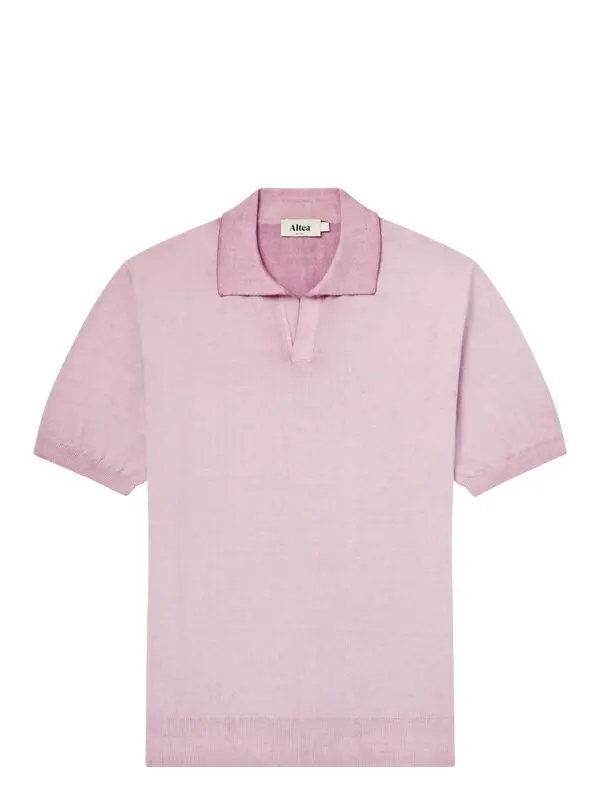 Altea Cotton Polo Shirt - Pink