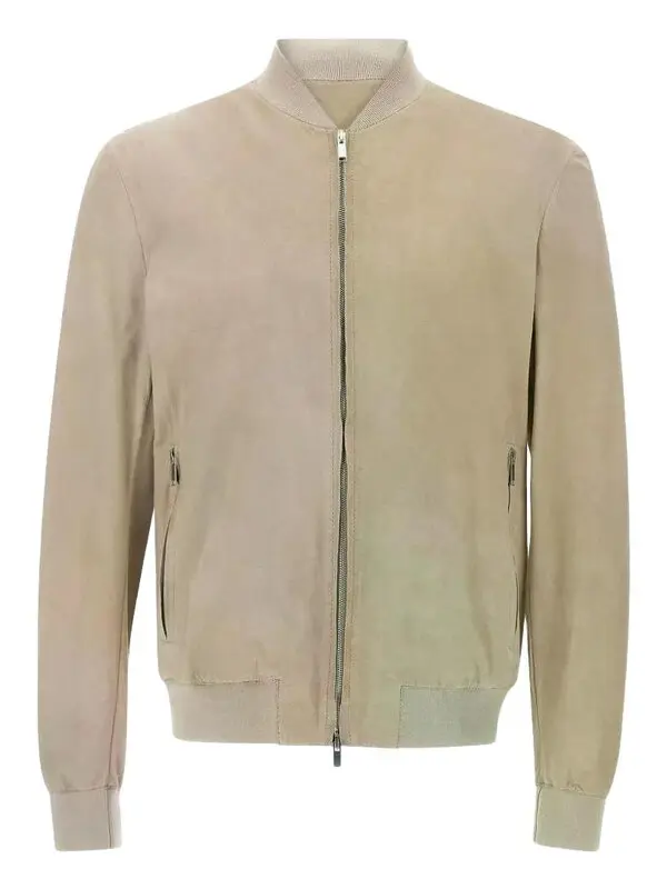 CONCEPT LEATHER Leather Jacket - Neutrals