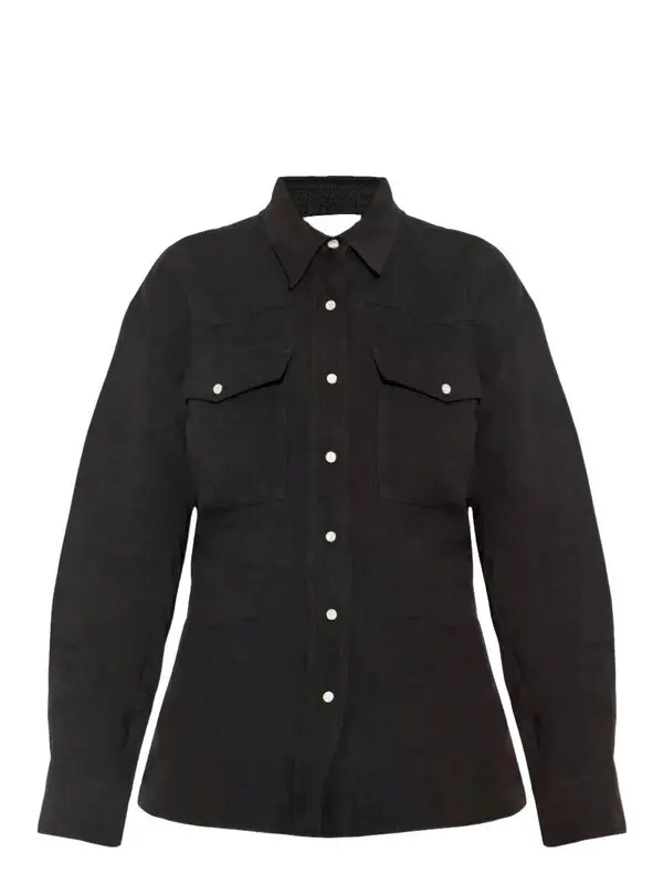 Studio Nicholson Buttoned Pocket Shirt - Black
