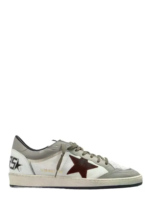 GOLDEN GOOSE Ball Star Lace-up Sneakers - White