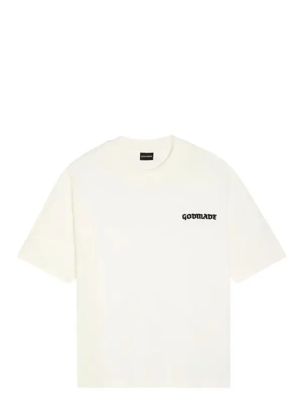 GODMADE Logo-embroidered T-shirt - White