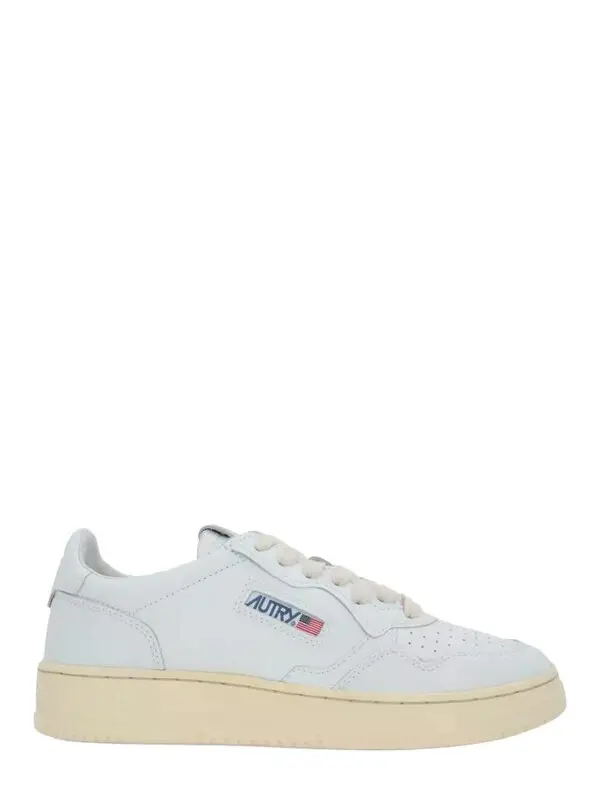 AUTRY Medalist Low-top Perforated Sneakers - White