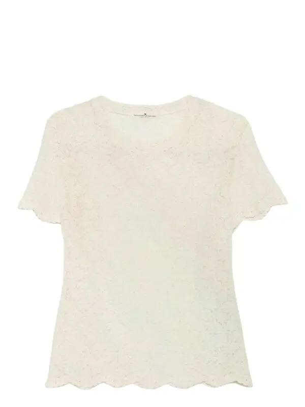 Ermanno Scervino Lace T-shirt - Neutrals