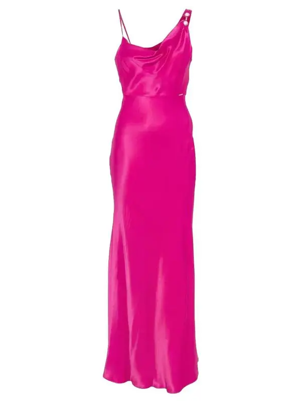 TWINSET Draped Asymmetric Dress - Pink