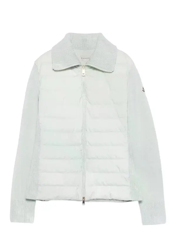 Moncler Padded Zip-up Jacket - Green