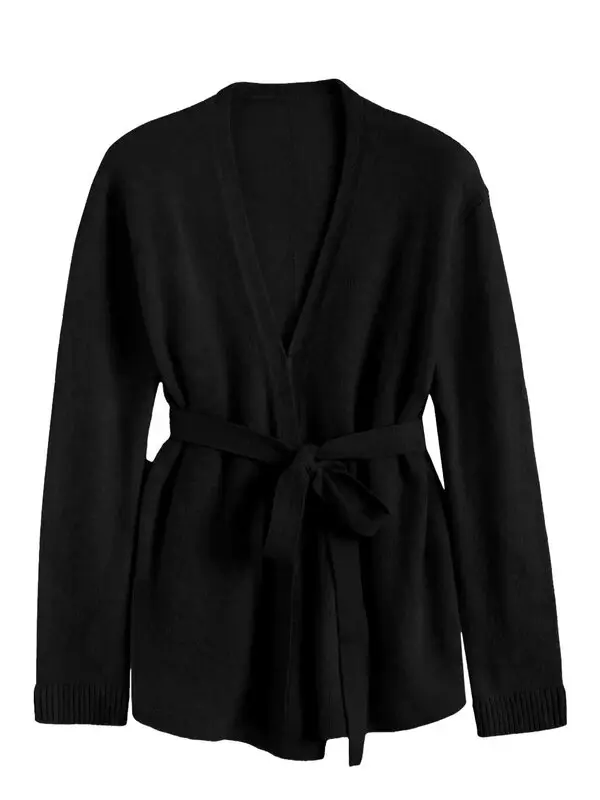 Chinti & Parker Wrap Cardigan - Black