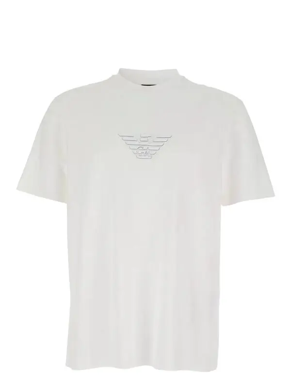 Emporio Armani Logo-patch T-shirt - White