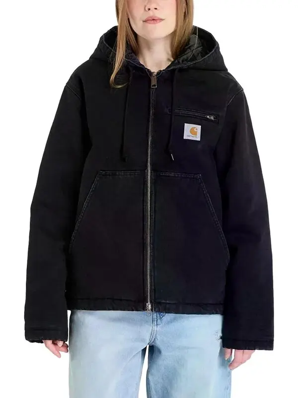 Carhartt Work In Progress Cleveland Zip-up Hooded Jacket - Black