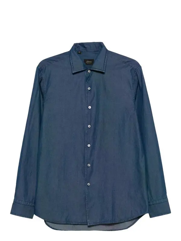 Brioni Marcello Buttoned Shirt - Blue